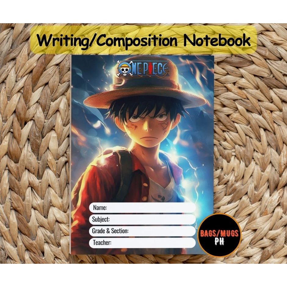 One Piece Notebook K-12 Writing, composition | Shopee Philippines