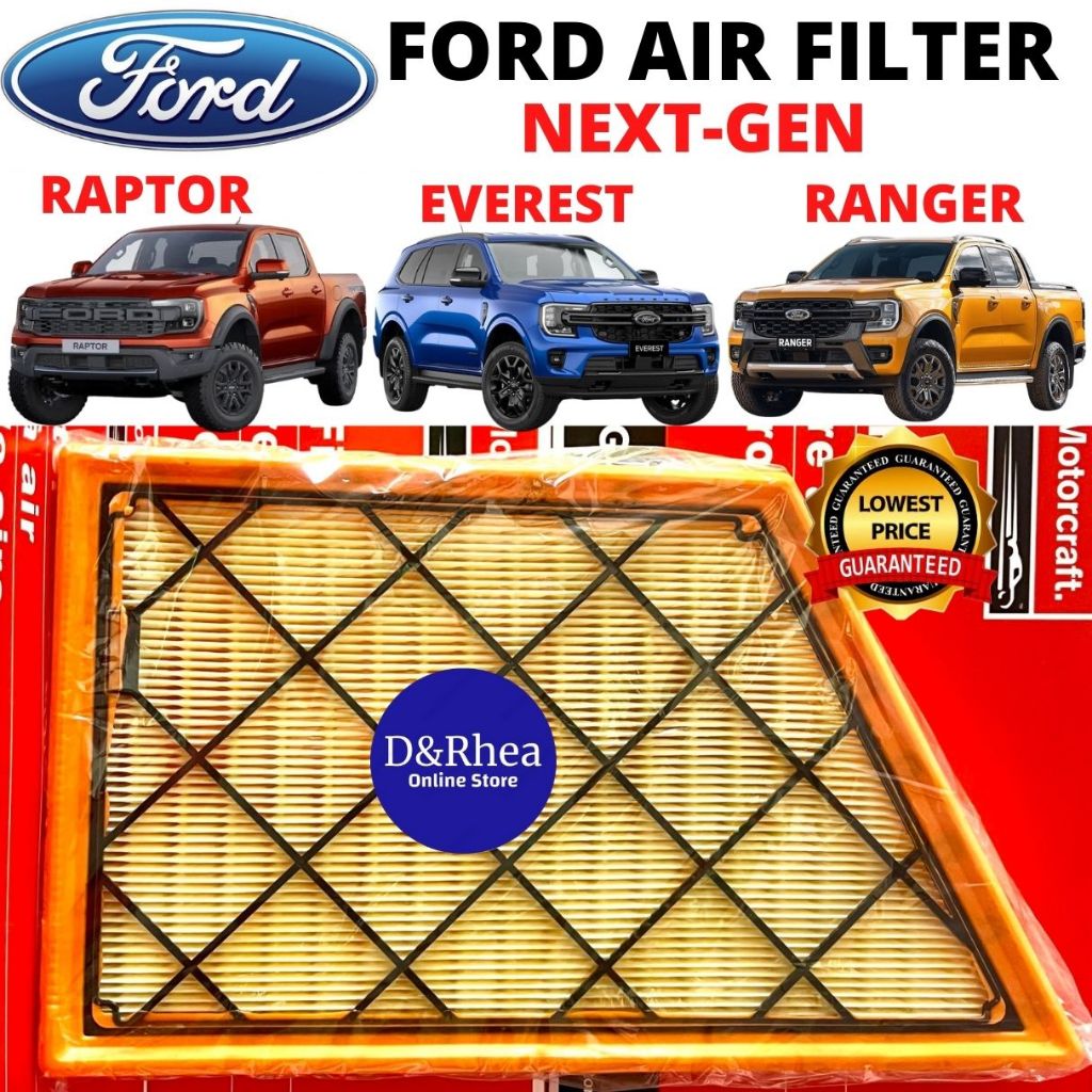 AIR FILTER FOR FORD RANGER NEXT-GEN, FORD EVEREST NEXT-GEN, FORD RAPTOR ...