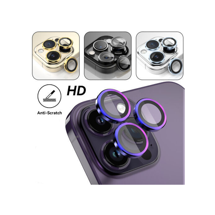 Metal Camera Lens Ring Protective For Iphone 11 12 pro max 13 mini ...