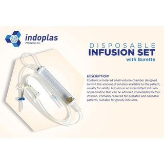 (Mix-J) Indoplas Infusion Set (Burette Type) | Shopee Philippines