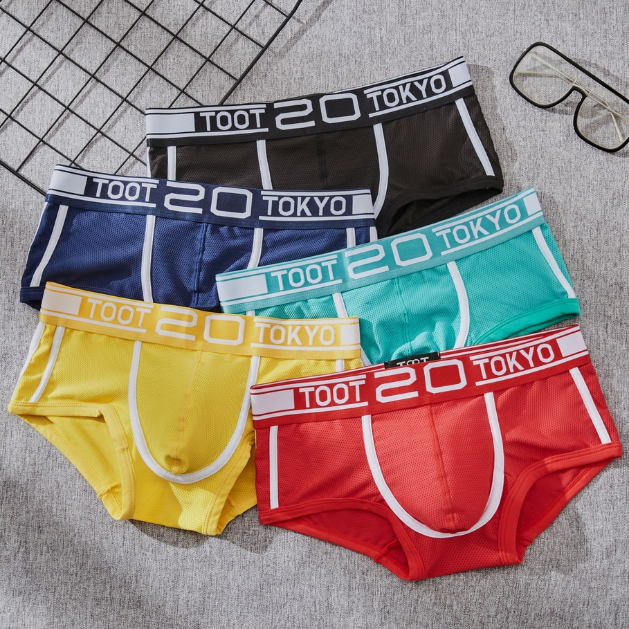 TOOT Tokyo Man Mesh Boxer Briefs Boxers Underwear Men Quality Boy ...