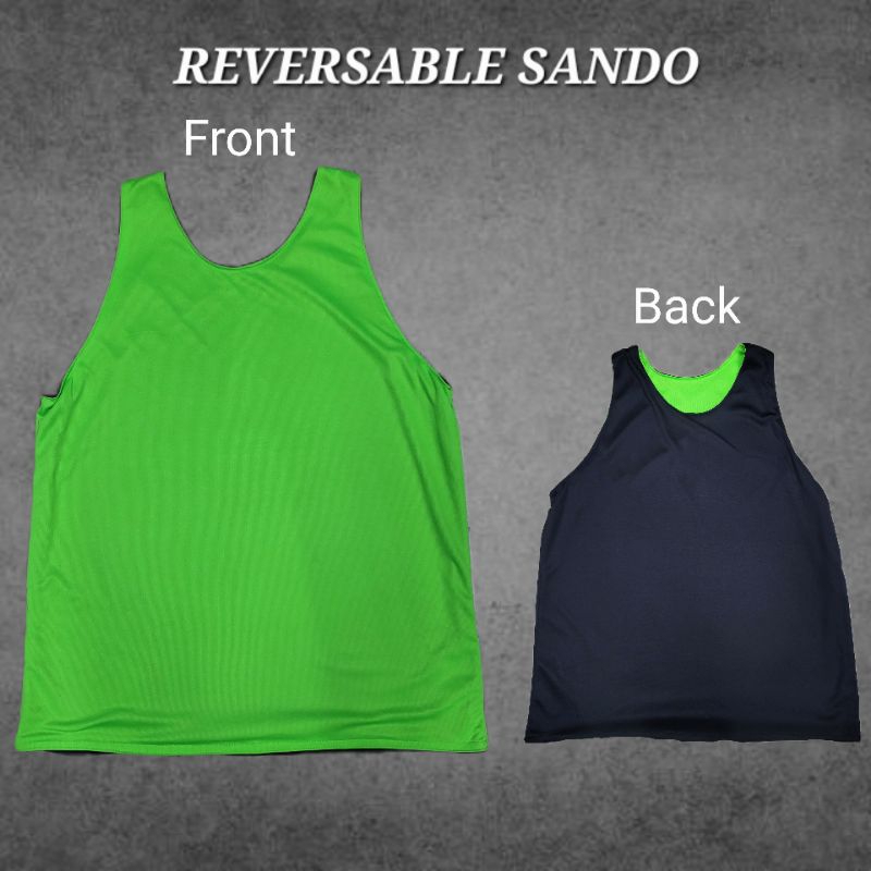Men's Dri-Fit Reversable Plain Sando Jersey for Basketball | Shopee ...