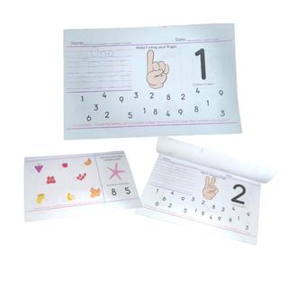 Numbers Activity Pad Tracing, 4 Types of Identifying numbers for kids ...