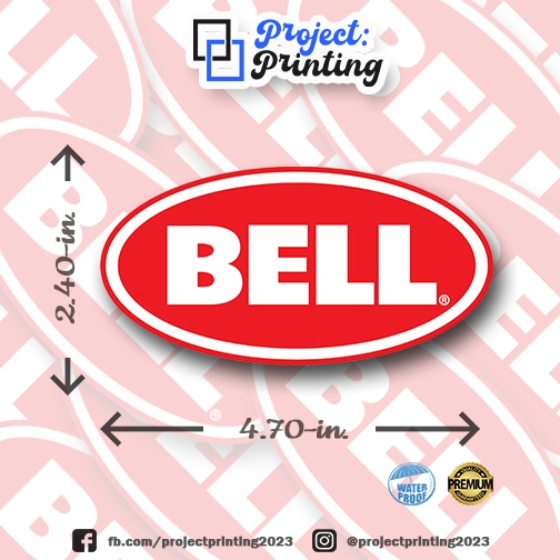 Bell Stickers (Premium Waterproof and Fade-resistant Stickers) | Shopee ...