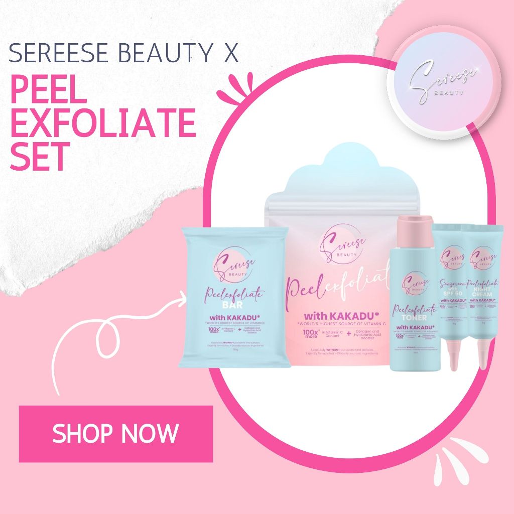 SEREESE BEAUTY X Peel Ex Exfoliate Set | SBX | TOP | Shopee Philippines