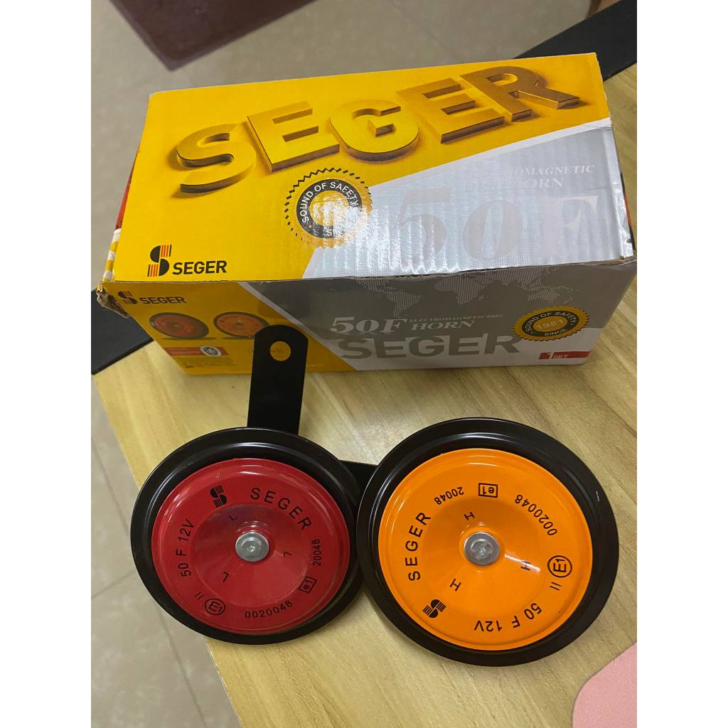 WRS Motorcycle (SEGER) Electromagnetic Universal Dish Horn Hi/Low 12V M ...
