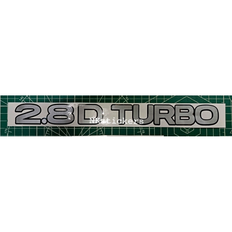 Isuzu Fuego 2.8D Turbo Vinyl Sticker 1pc. | Shopee Philippines