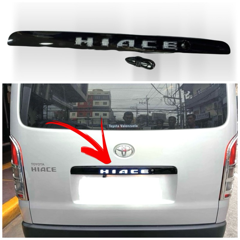 Toyota Hiace Commuter Decontent Cargo 2005 - 2024 Trunk Lid with Light ...