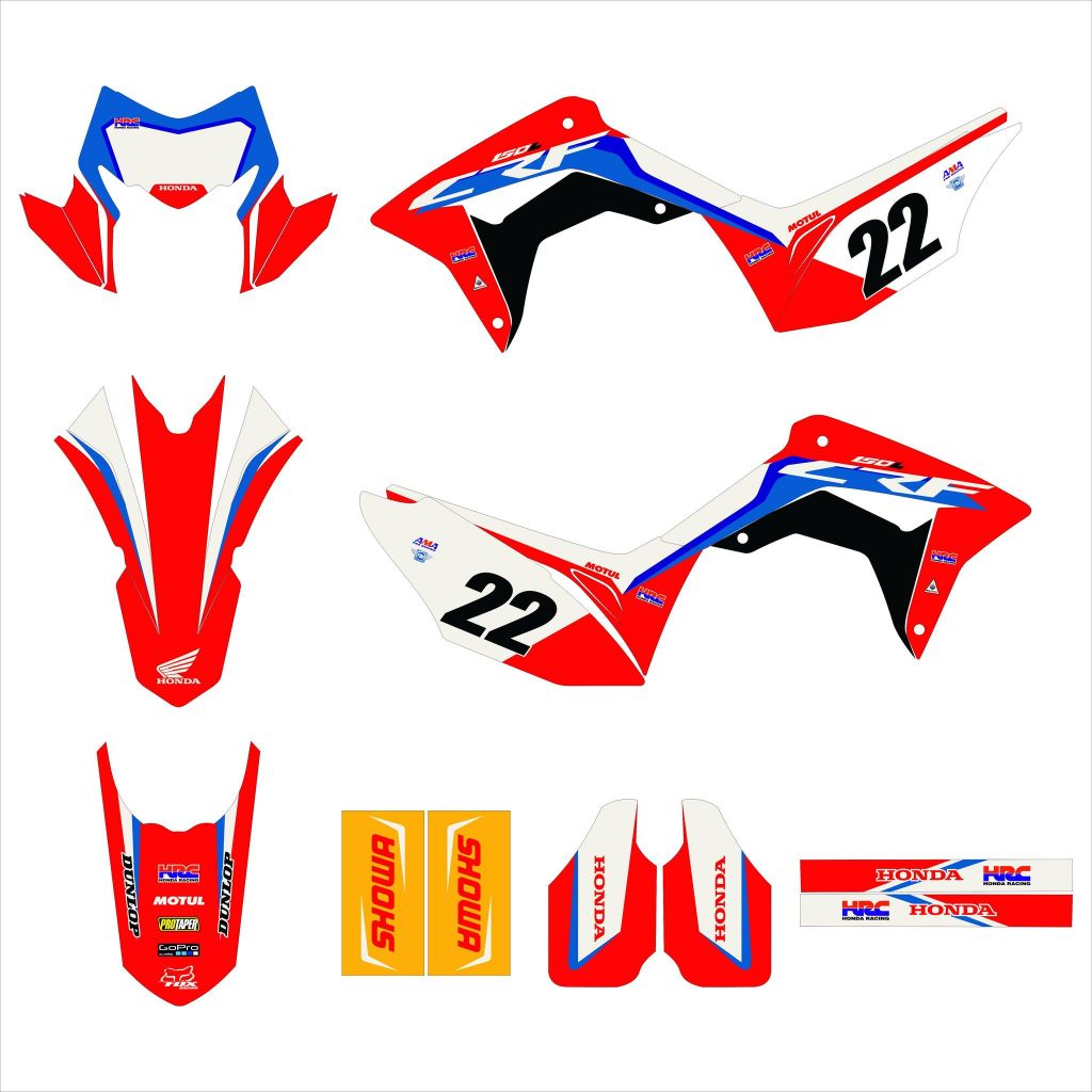 Honda CRF 150L GRAPHICS KIT STICKER | Shopee Philippines