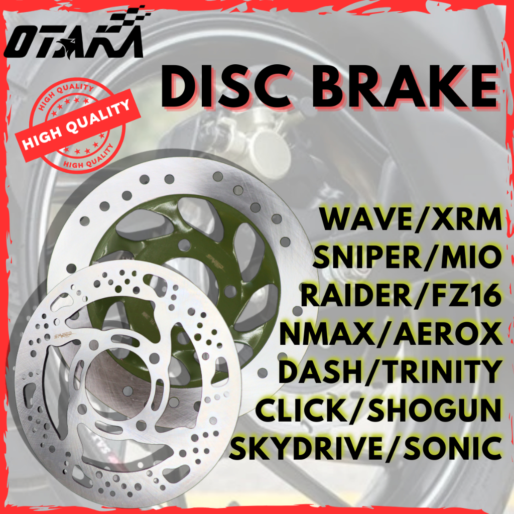 DISC BRAKE/DISC PLATE FOR WAVE/XRM/SNIPER/MIO/RAIDER/FZ16/NMAX/AEROX ...
