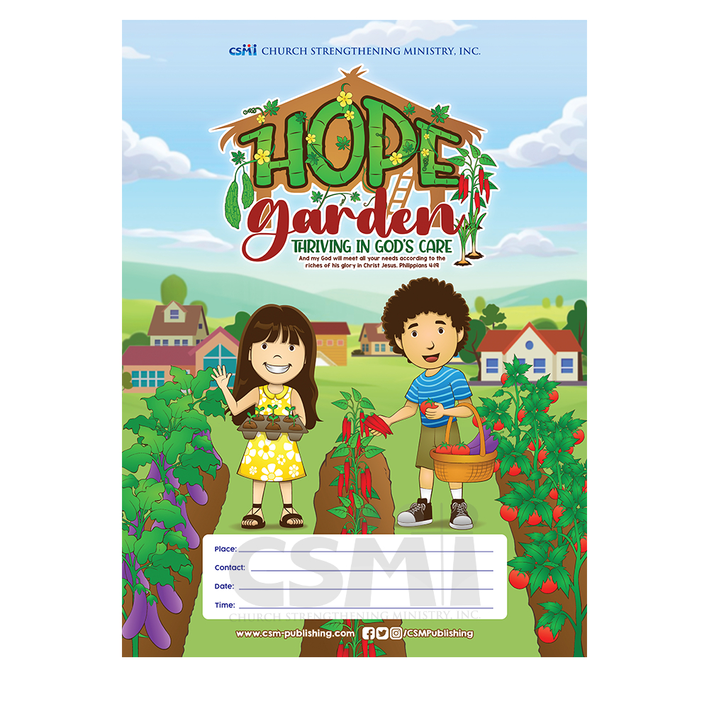 VBS Hope Garden Promotional Poster (for Vacation Bible School 2024 ...