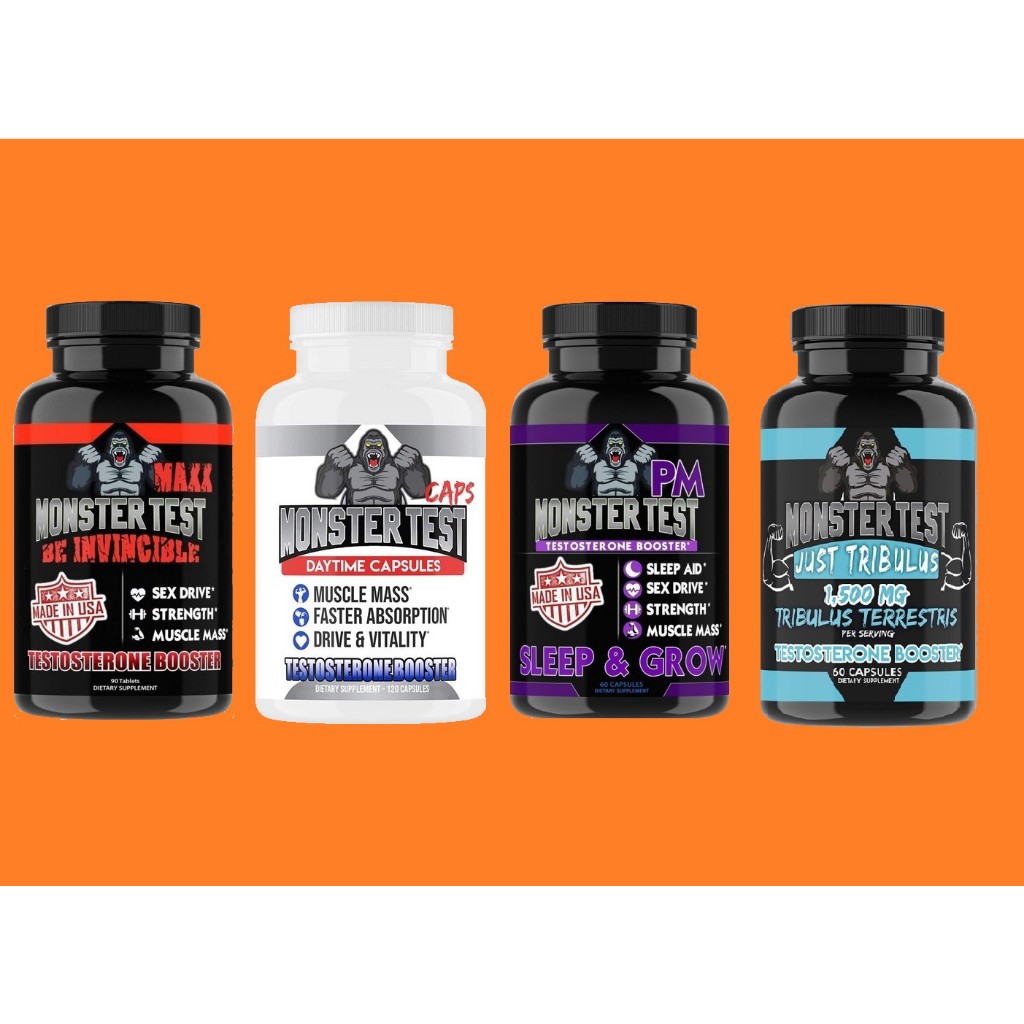 Monster Test - Testosterone, Stamina, Endurance, & Strength Booster ...