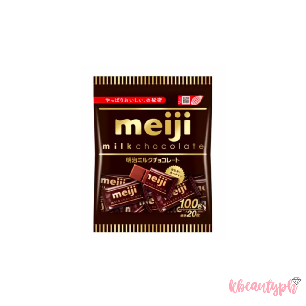 Meiji Milk Chocolate Bag 100g | Shopee Philippines