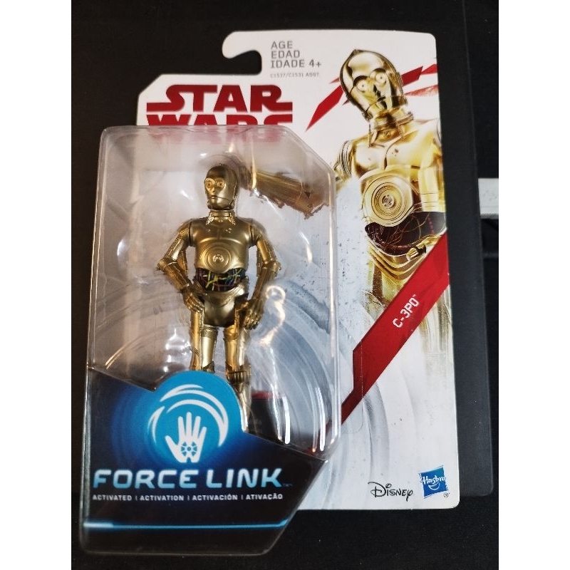 Star Wars Force Link C-3P0 Figure Brand New Sealed Disney Hasbro 3.75 ...