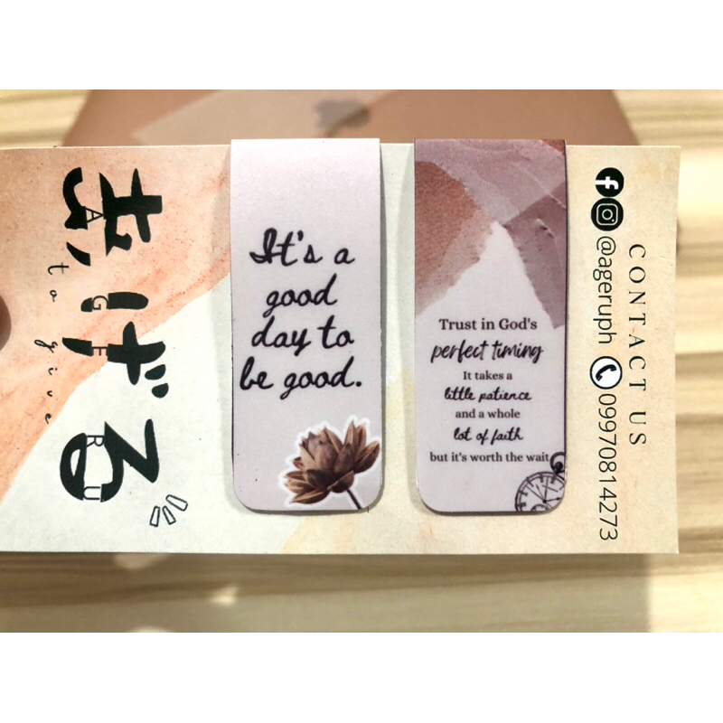 Customized Magnetic Bookmark | Shopee Philippines