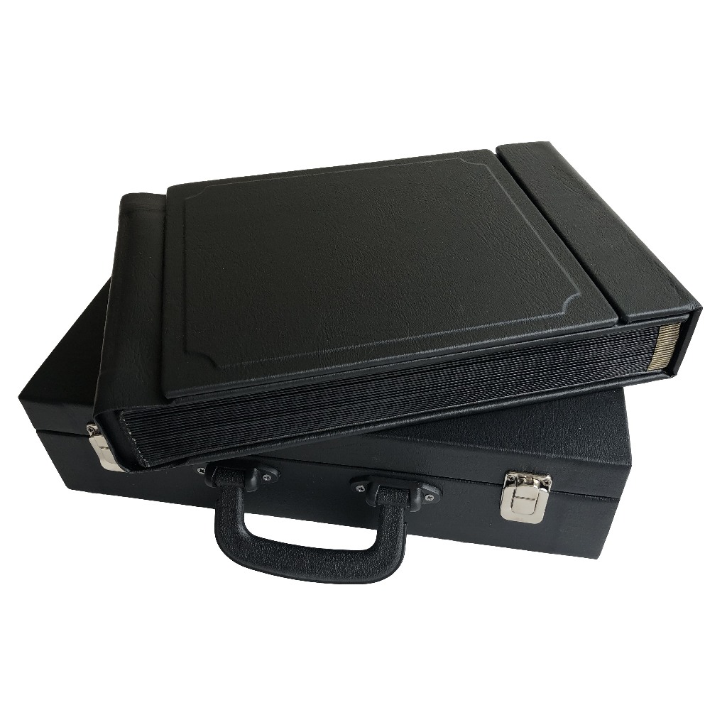 8x12 Landscape Photobook Album Magnet Closure, With Case (40, 30, 20 or ...