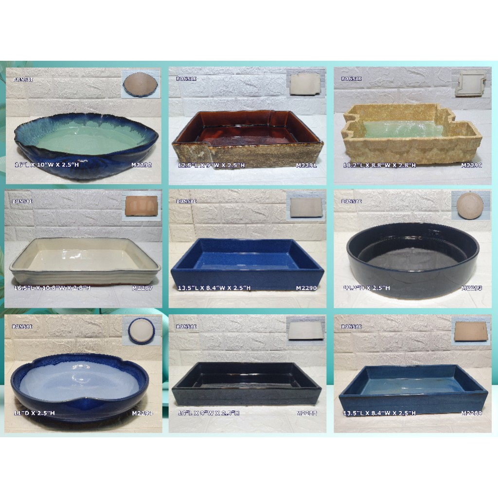 Assorted Bonsai Pots from Japan | Shopee Philippines