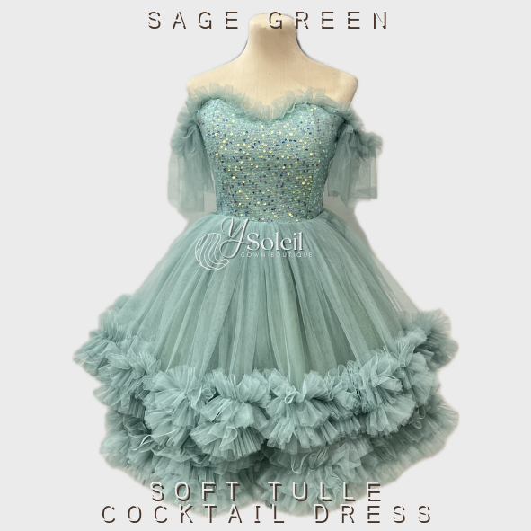 AFFORDABLE ADULT TULLE COCKTAIL DRESS | SEQUINS TOP | Shopee Philippines