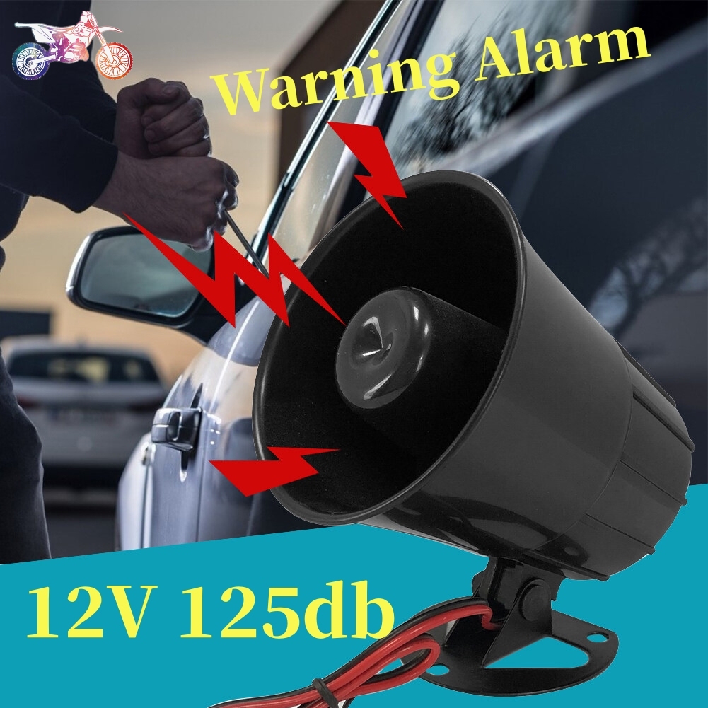 125dB Loud Horn Warning Alarm Siren Universal for Car Motorcycle Truck 12V horn | Shopee Philippines