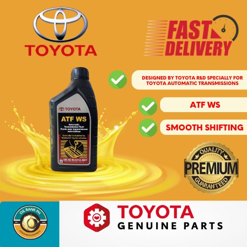 Toyota ATF WS 1L ( Automatic transmission fluid) | Shopee Philippines