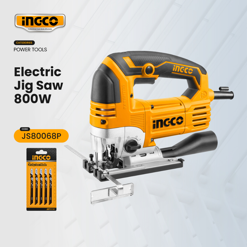 Ingco Electric Jigsaw Jig Saw 800W With Variable Speed JS80068 ...