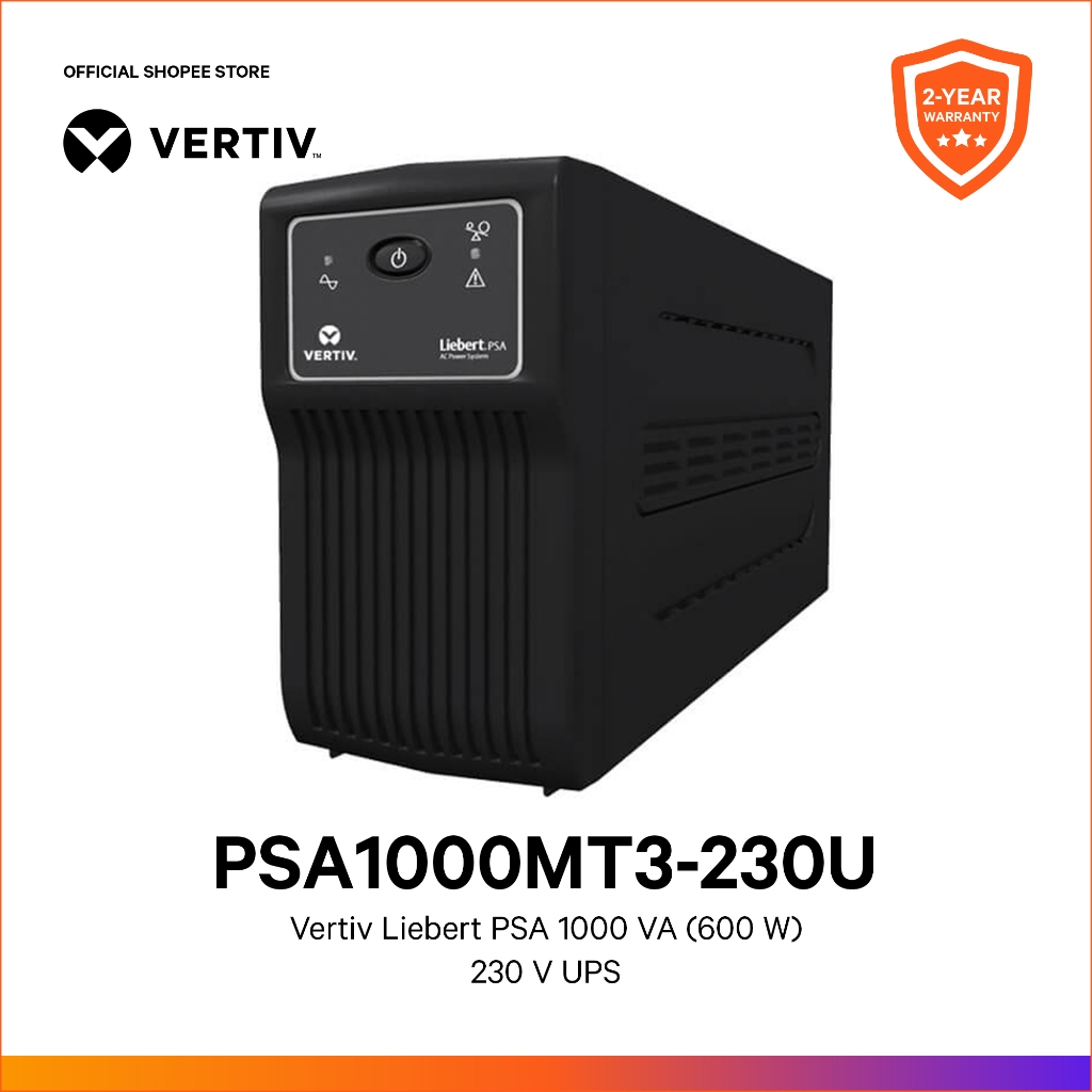 Vertiv™ Liebert® PSA 1000VA/600W, 252V AVR Line interactive UPS ...