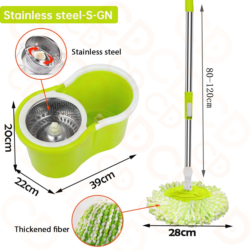 CD Spin Mop with Spinner and Bucket Complete Set Tornado map 360 ...