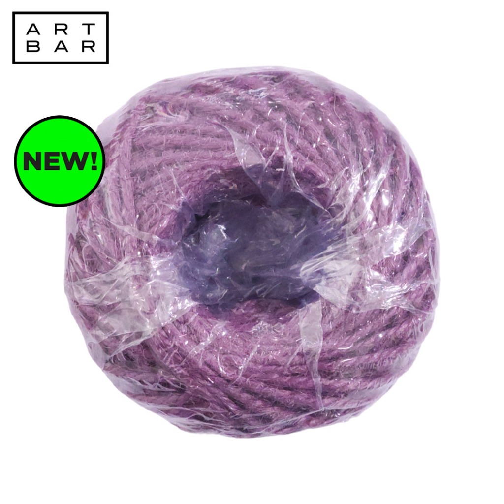 Jute String Roll T20 Lavender 50 Meters - Art Bar | Shopee Philippines