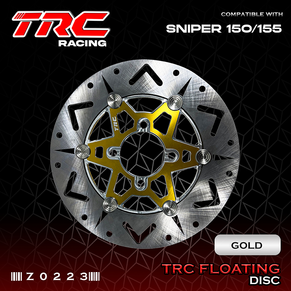 TRC FLOATING FRONT DISC BRAKE for Sniper 150/155,CLICK,BEAT, GENIO ...