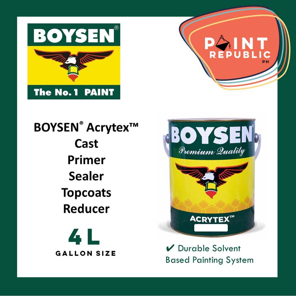 Boysen Acrytex Paints - 4L | Shopee Philippines