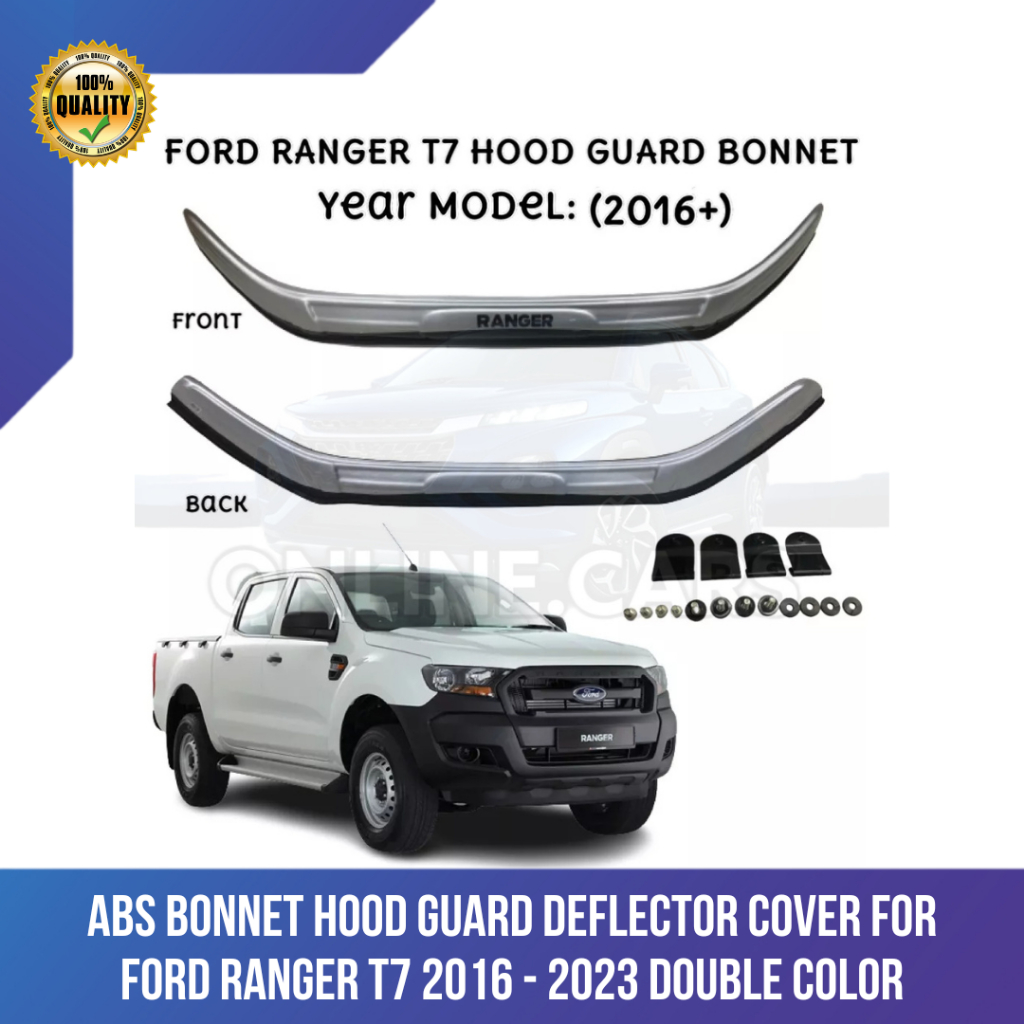 CPA ABS Bonnet Hood Guard Deflector Cover for Ford Ranger T7 2016 ...