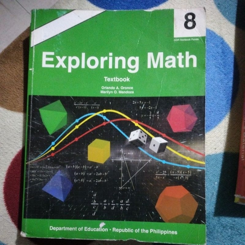 Exploring Math 8 textbook by orlando oronce | Shopee Philippines