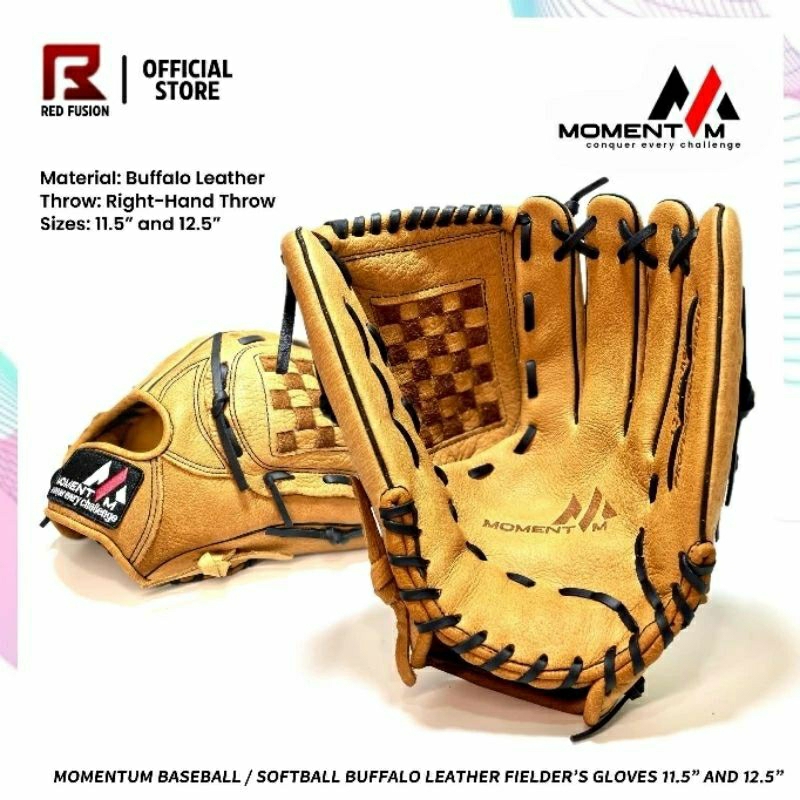 Momentum Baseball/Softball Fielder's Gloves 11.5" and 12.5" Per Piece ...