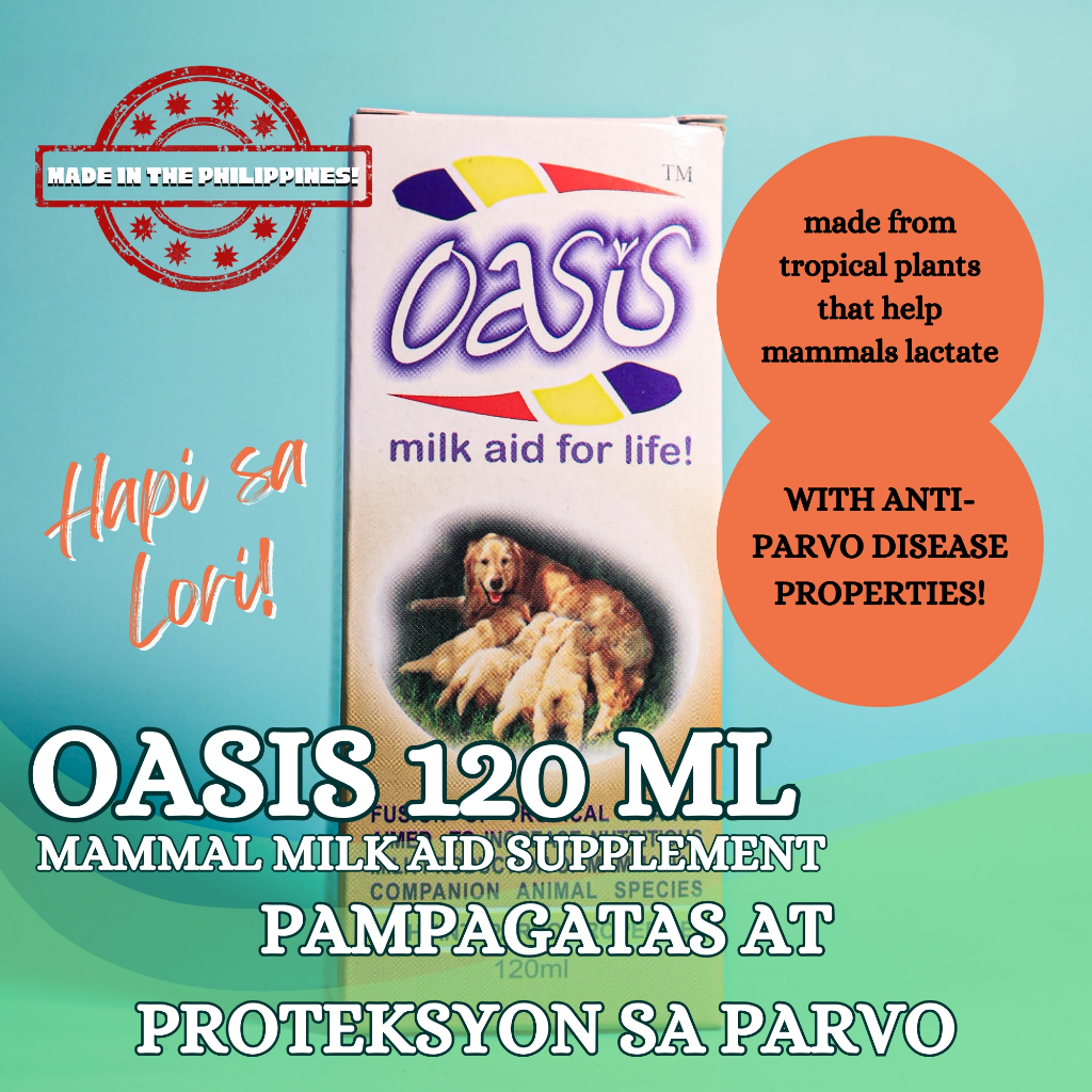 OASIS Milk Aid for Life with Anti-Parvo Properties (Milk Enhancer) for ...