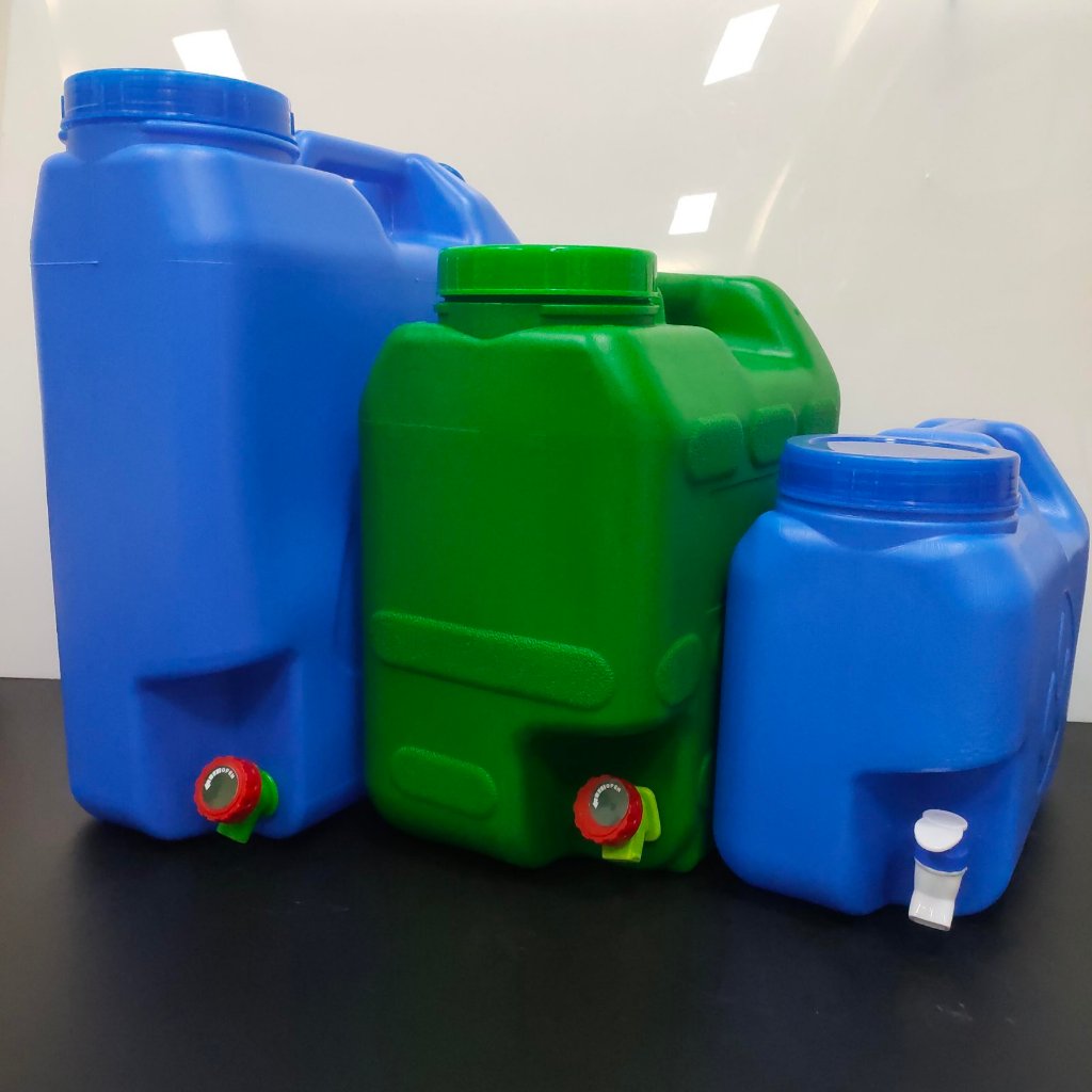 WATER CONTAINER WITH FAUCET / PORTABLE WATER CAN / WATER STORAGE ...