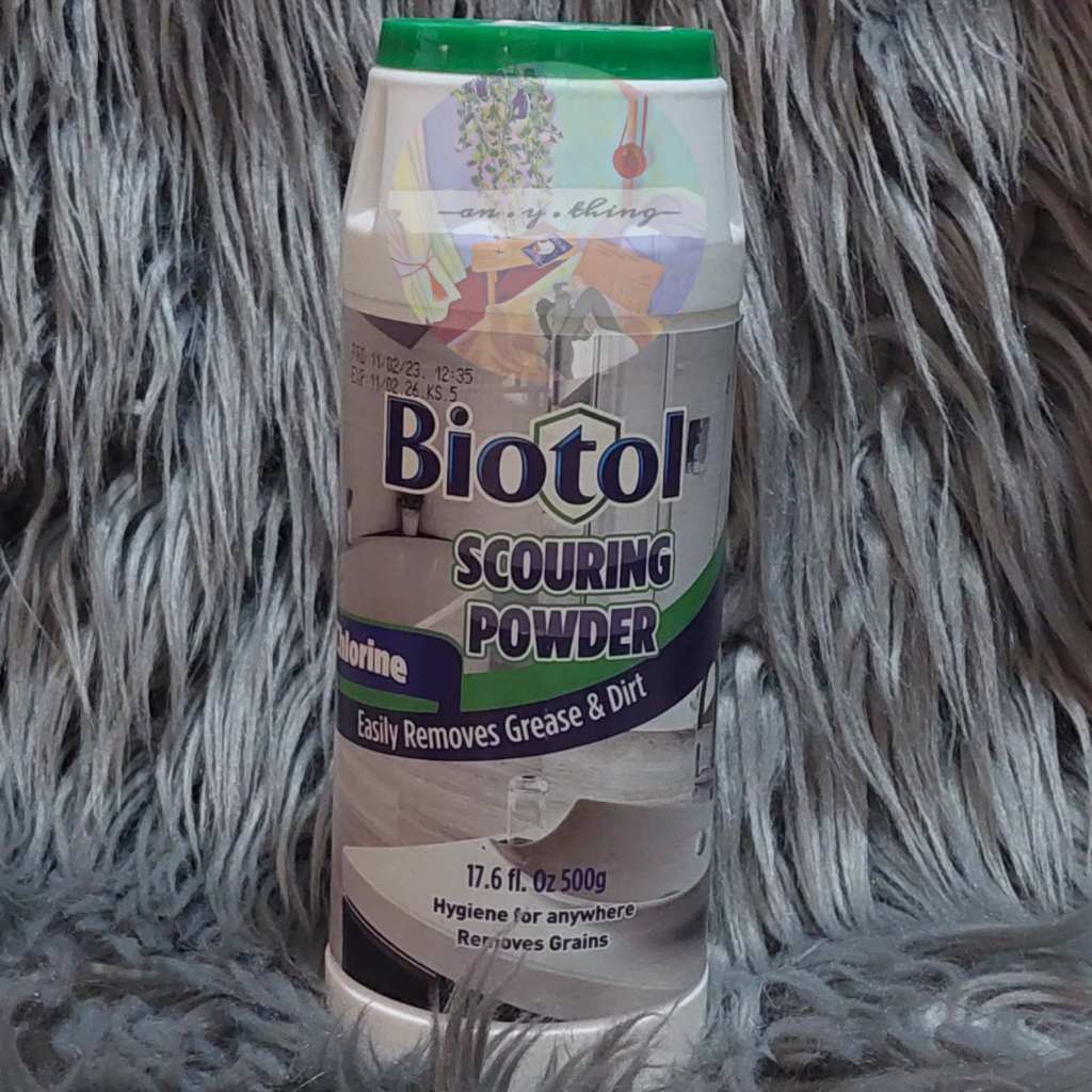 BIOTOL SCOURING POWDER WITH CHLORINE 500GRAMS (BB:NOVEMBER 2026 ...