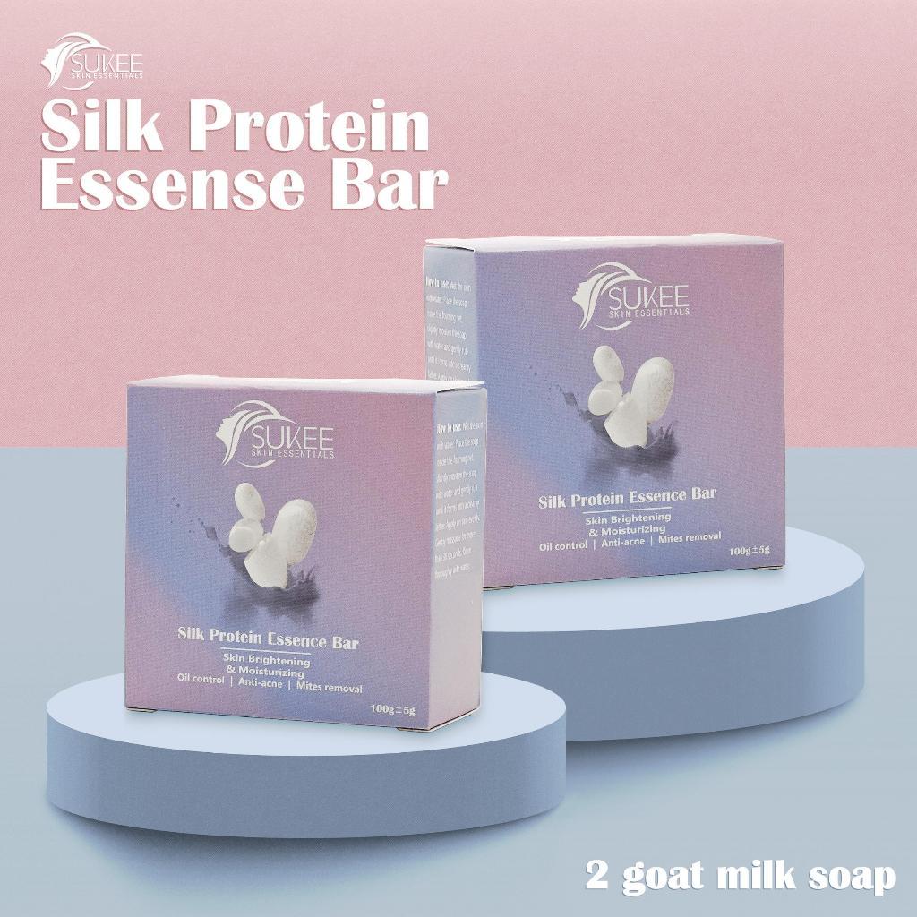 (001) SUKEE Silk Protein Essence Bar Brightening and Moisturizing Soap ...