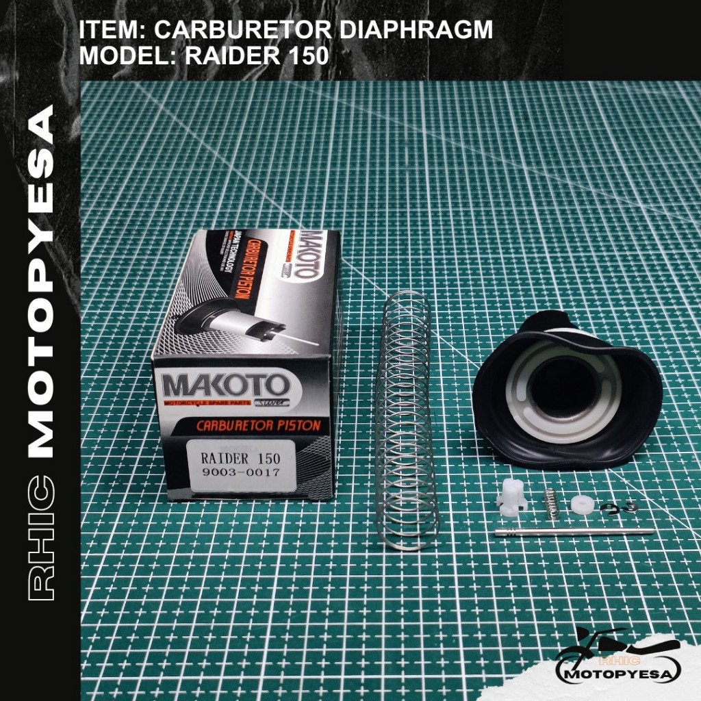 MAKOTO Carburetor Diaphragm "Suzuki RAIDER150" | Shopee Philippines