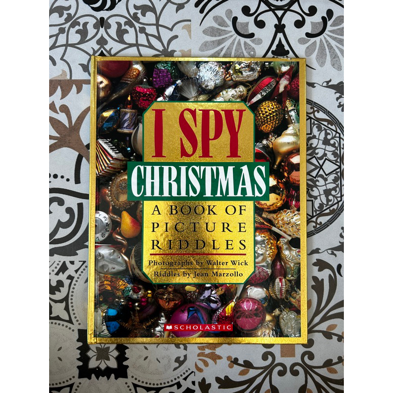 hardbound I Spy Christmas, a book of picture riddles | Shopee Philippines