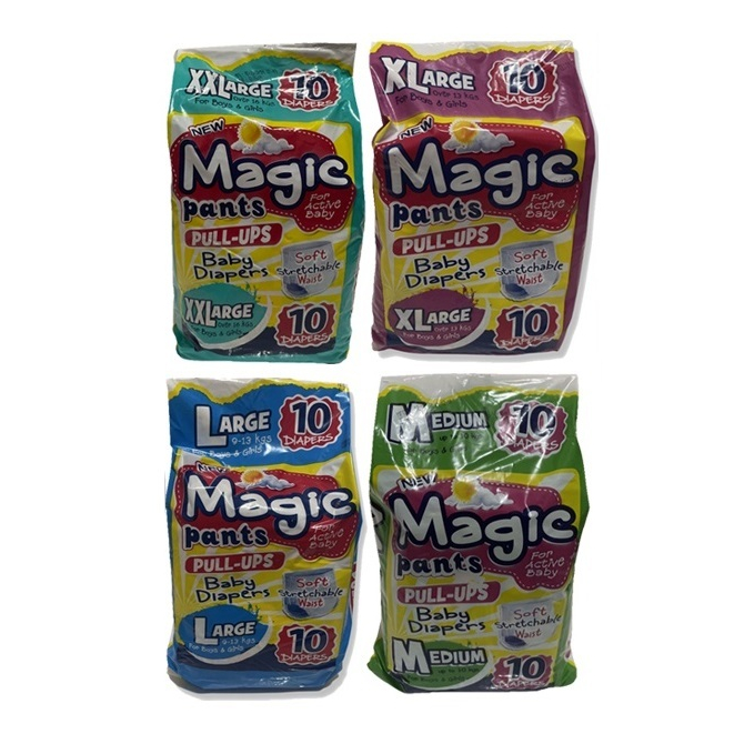 Magic Pants 10's (Variations) XXL | XL | Large | Medium - Pants Baby ...