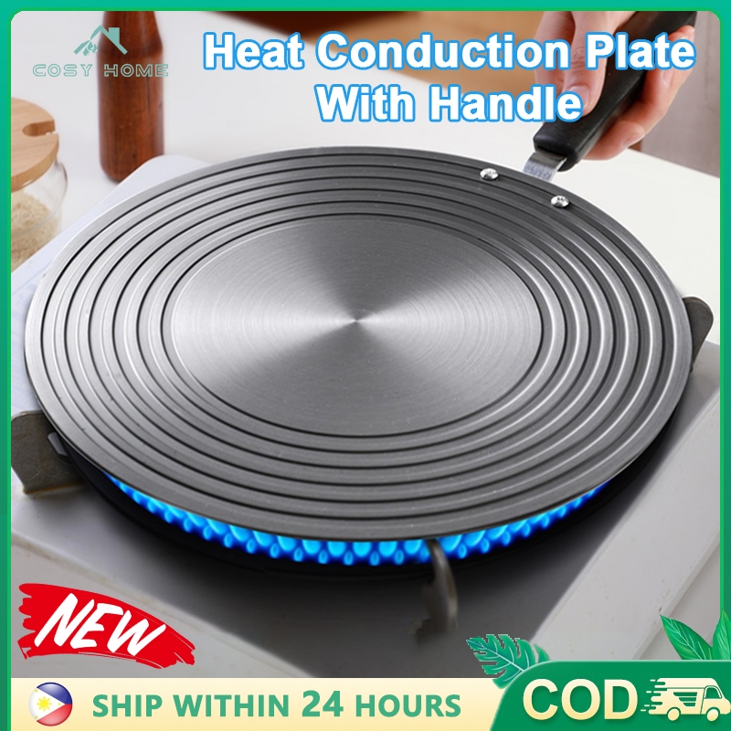 28CM Heat Conduction Plate With Handle Upgraded Thickened Physical ...