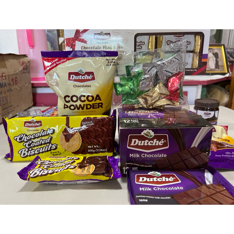 Dutche Milk Chocolate and Choco Coated Biscuits | Shopee Philippines