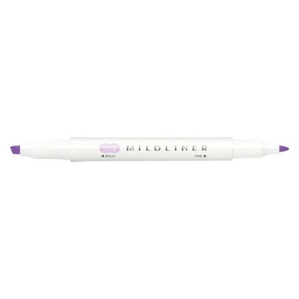 Zebra Mildliner MILD LILAC Double-Ended Highlighter MARKER (WKT7-MLL ...