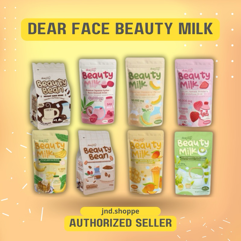 BEAUTY MILK BEAUTY BEAN DEAR FACE COLLAGEN DRINK MELON, MANGO, MATCHA ...