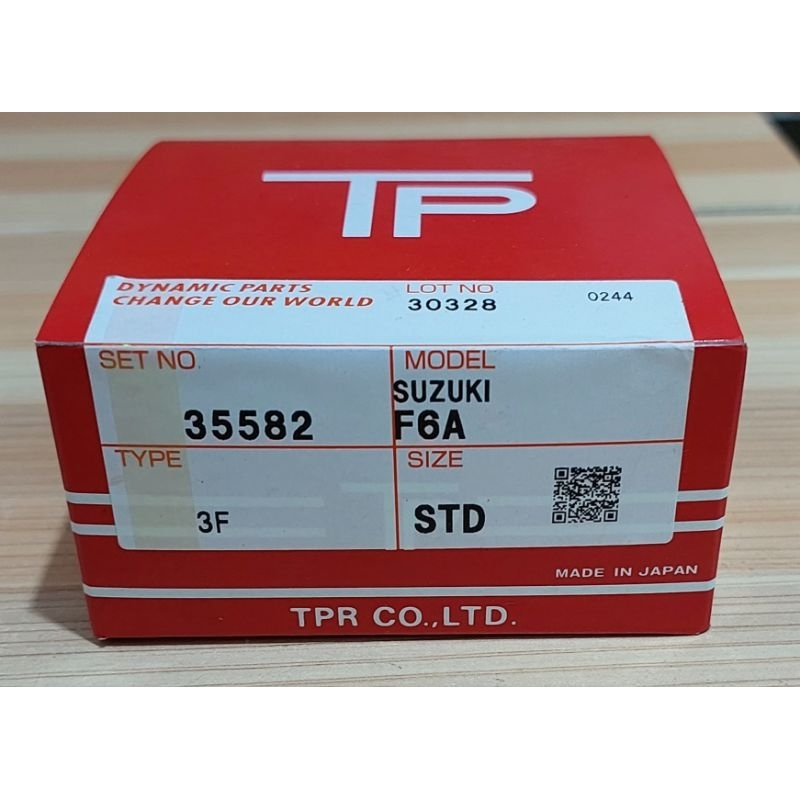 35582 PISTON RING SUZUKI MULTICAB F6A SIZE STD TP ORIGINAL JAPAN ...