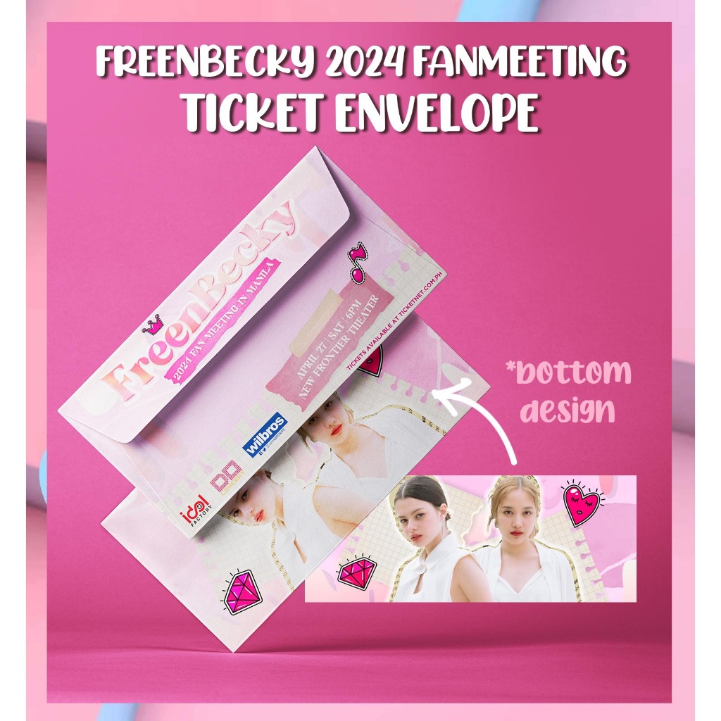 FreenBecky 2024 Fanmeeting in Manila Ticket Envelope | Shopee Philippines