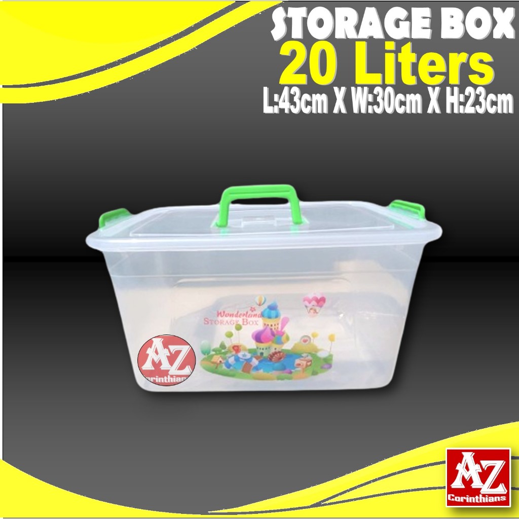 Storage Box 20 Liters-Good Quality Plastic | Shopee Philippines