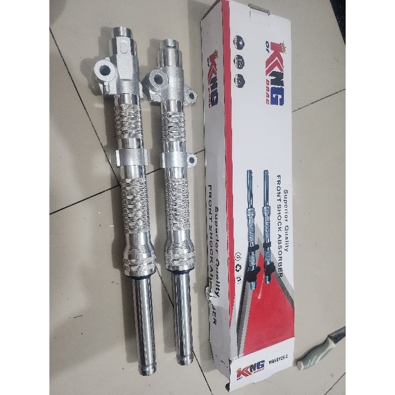 King drag front shock assy lighten wave 125 / wave 100 disc type | Shopee Philippines