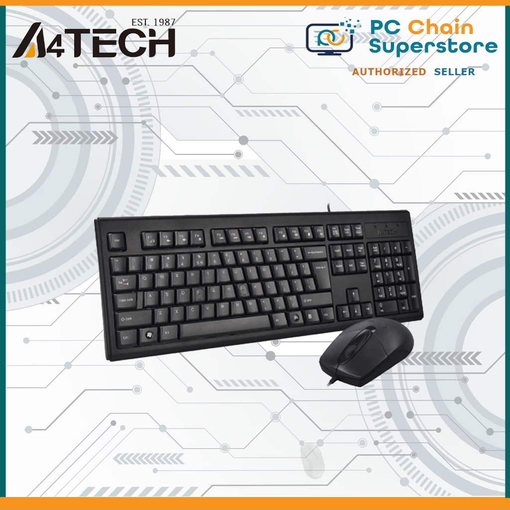 A4tech Krs 8372 Krs 8572 Usb A Shape Wired Keyboard And Mouse Combo Shopee Philippines 