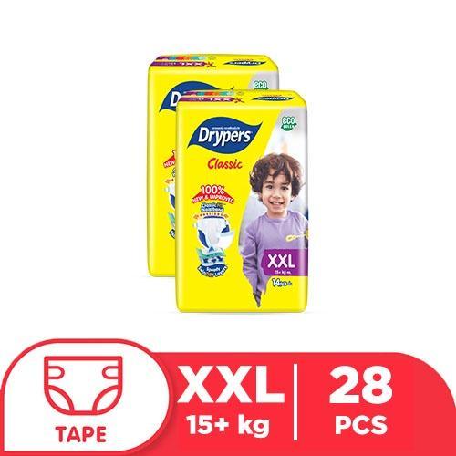 Drypers Classic Open XXL 14 Pack Of 2 | Shopee Philippines
